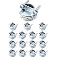 Cable Connector, 16 Pieces 1/2" Clamp Type Cable Connectors, Steel ...
