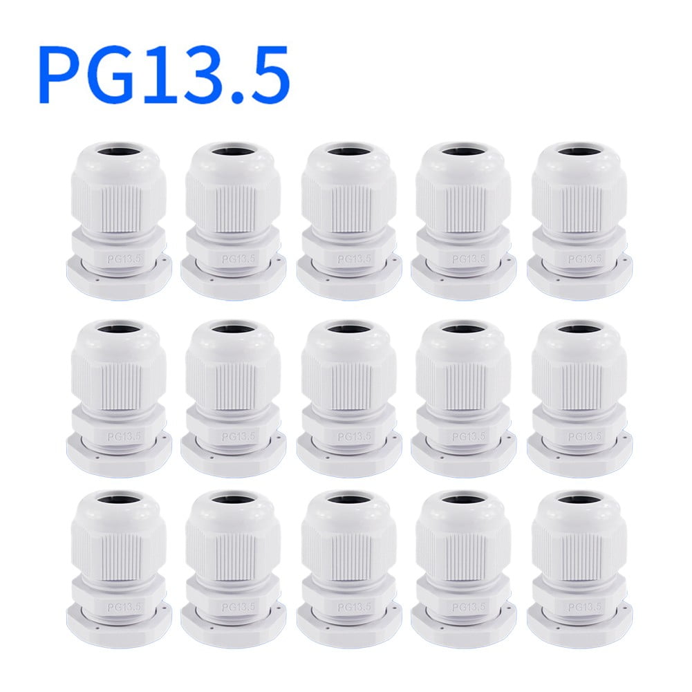 Cable Connector Plastic Nylon Waterproof PG Type Fixed Connector, PG13 ...