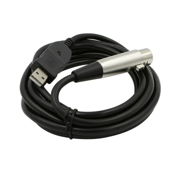 USB to XLR Microphone Converters and Audio Cables for Recording