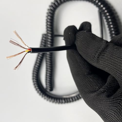 Cable Cord 24AWG Retractable Power Cord 0.2mm Square Spring Spiral Wire ...