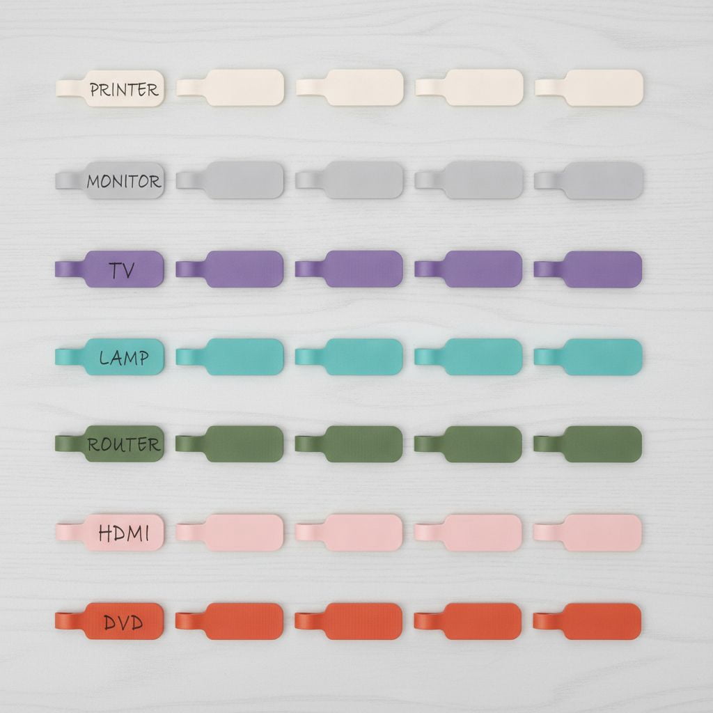 Cable Cord Labels Large Size, for Organizing Wires and Identification ...