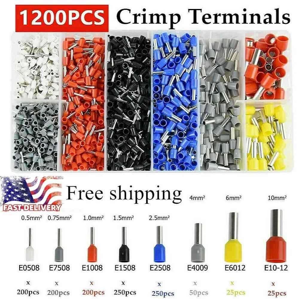 Cable Cord Pin End Bootlace Ferrule Terminal Set Wire Crimp Connectors ...