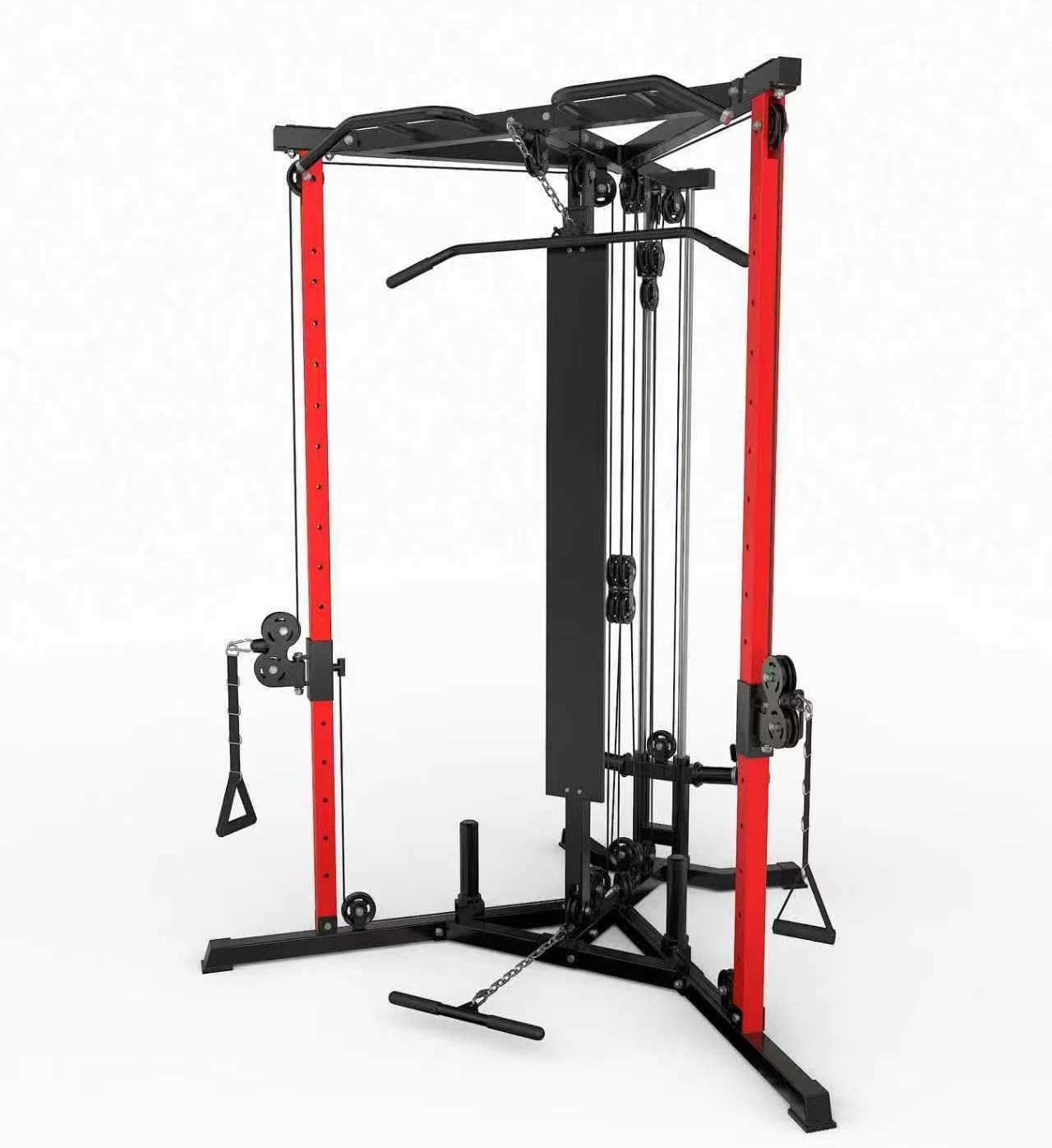 Cable Crossover Machine，Functional Trainer with High and Low Pulley ...