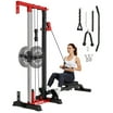 JoanKaren Cable Crossover Machine, Wall Mount LAT Pull Down Machine ...