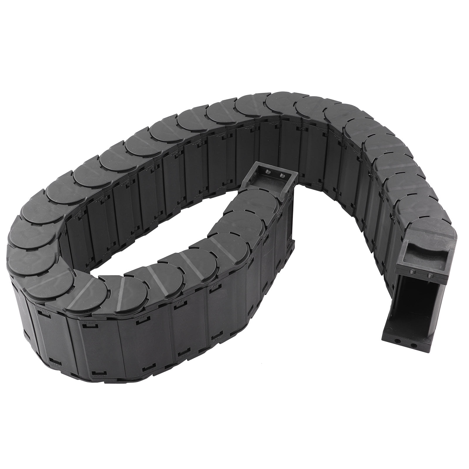 Cable Drag Chain Nylon Wire Carrier Full Enclosed Low Noise Series Tank ...