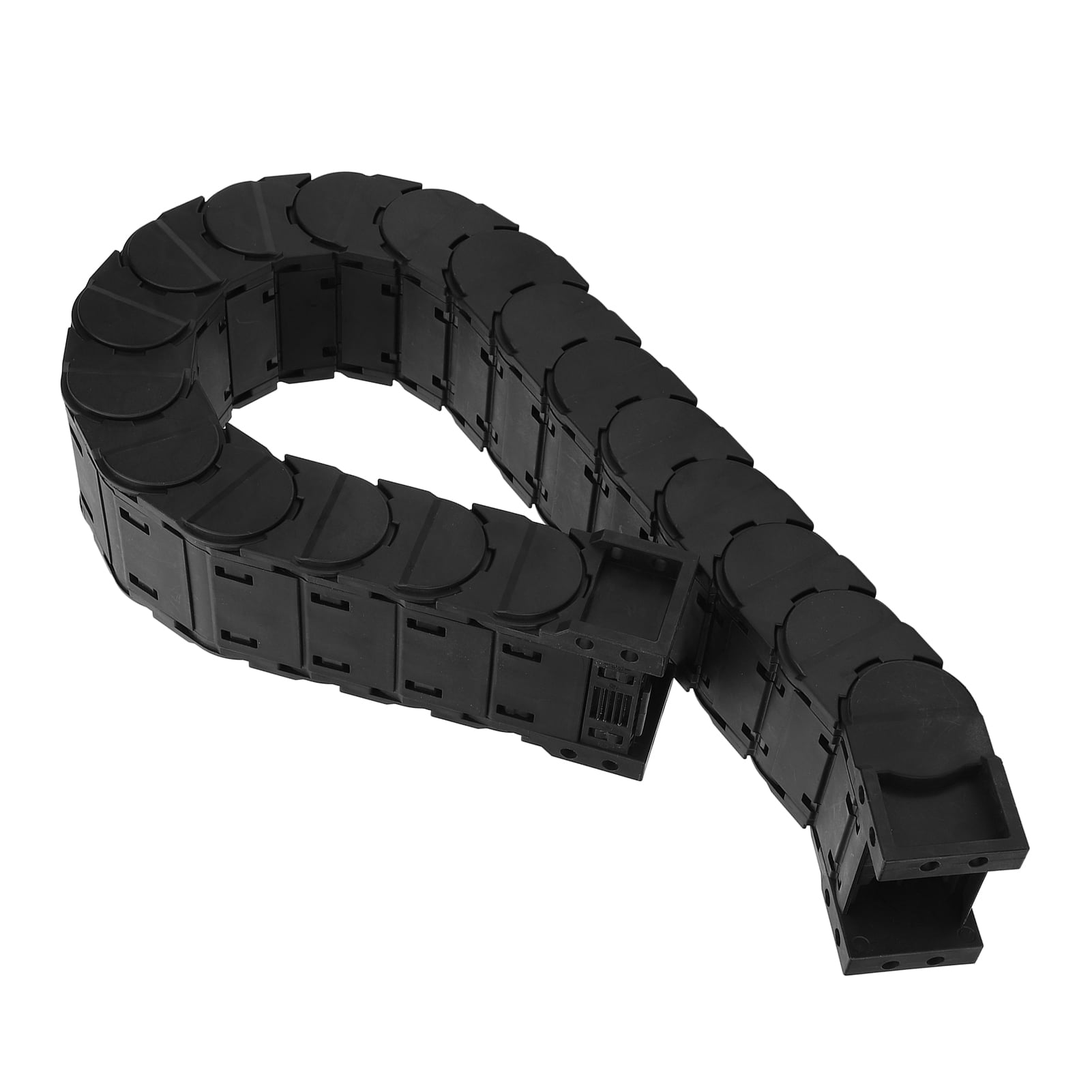 Cable Drag Chain Nylon Wire Carrier Full Enclosed Low Noise Series Tank ...