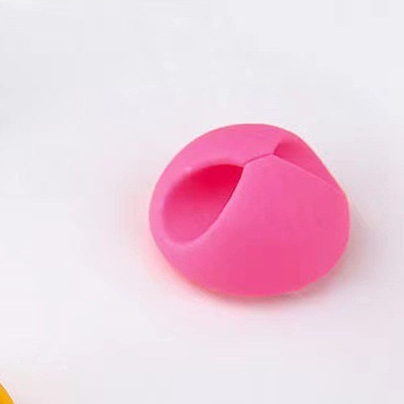 Cable Drop Clip Desk Cable Organizer | Rubber Cord Fixer for USB ...