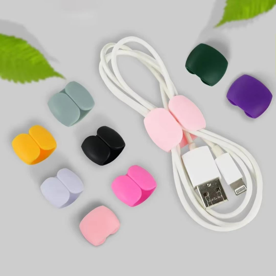 Cable Fashion Round Clip Usb Charger Holder Desk Tidy Organiser Wire ...