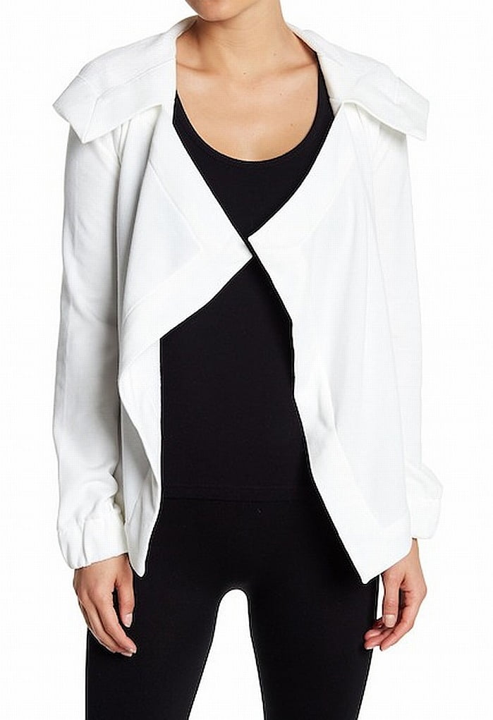 Cable & Gauge Women's Medium Draped Open Front Jacket - Walmart.com