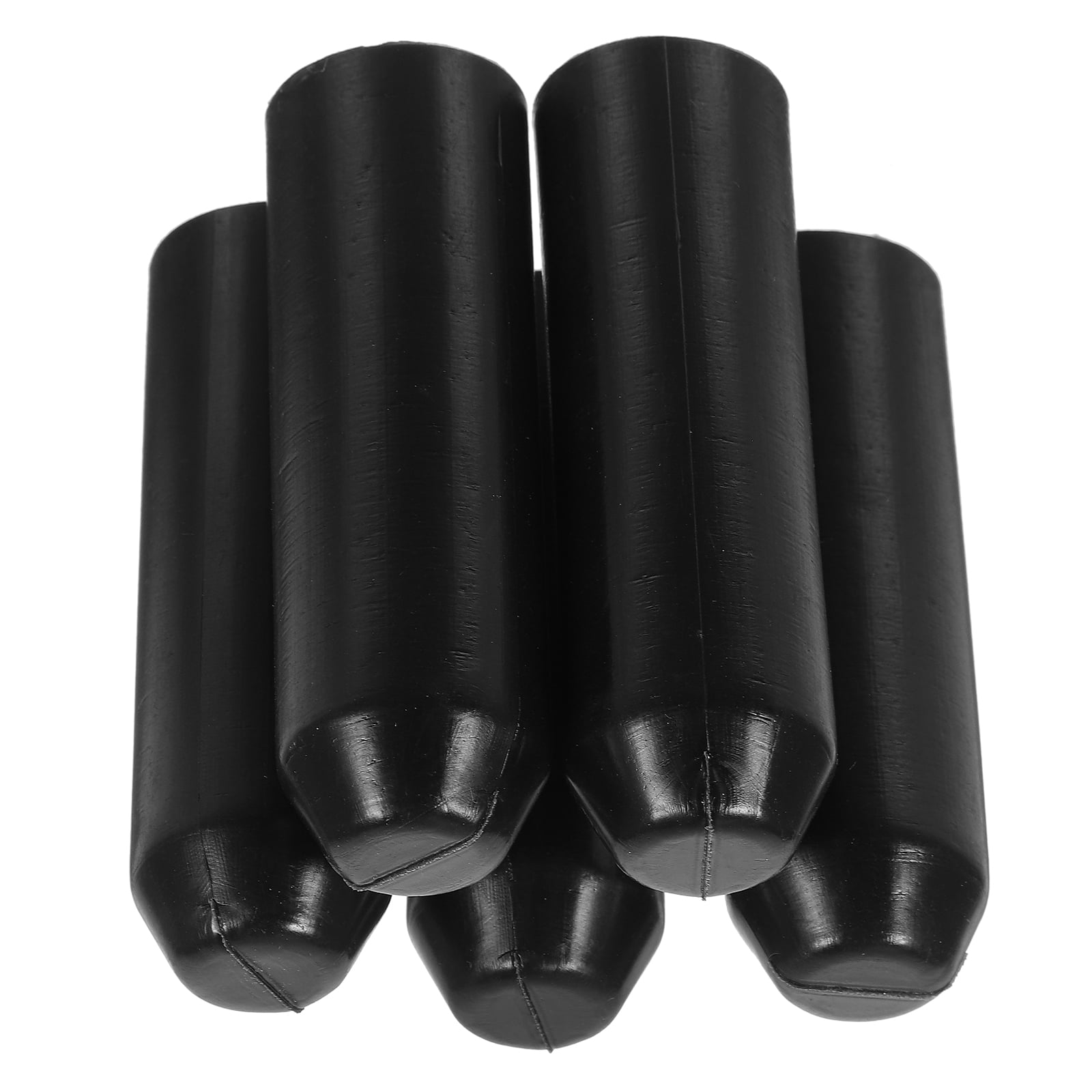 Heat Shrink Protective Caps for Electrical Use Black Polyethylene 5pcs ...