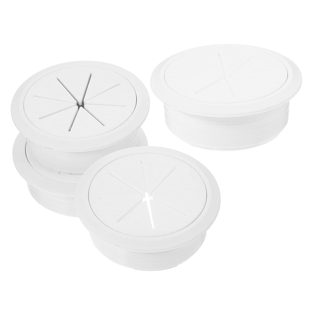 Cable Grommet,4Pcs Desk Wire Grommets Computer Table Cable Hole Cover ...