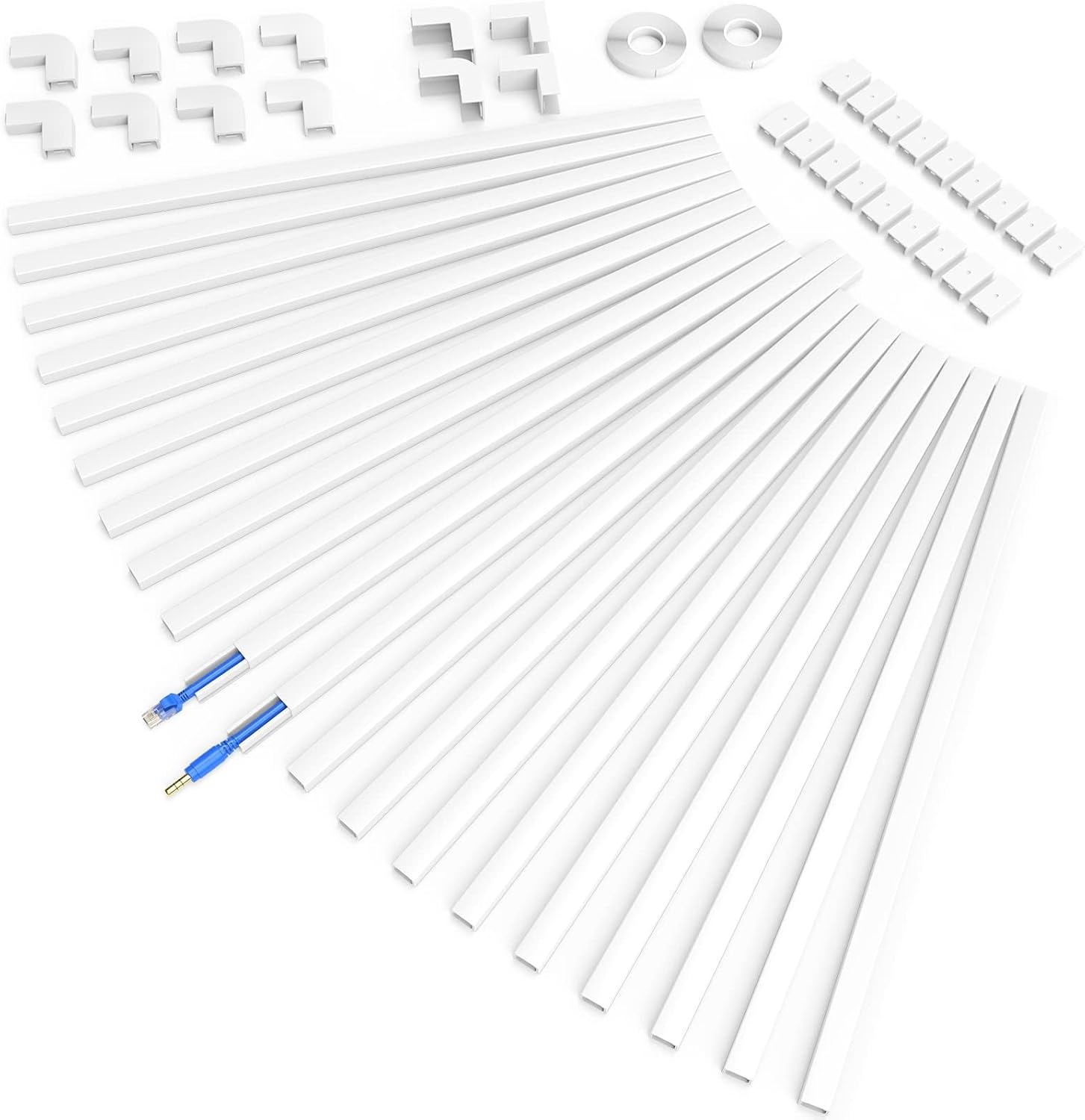 Cable Hider, 315in Cord Covers for Wires on Wall, One-Cord Cord Hider ...