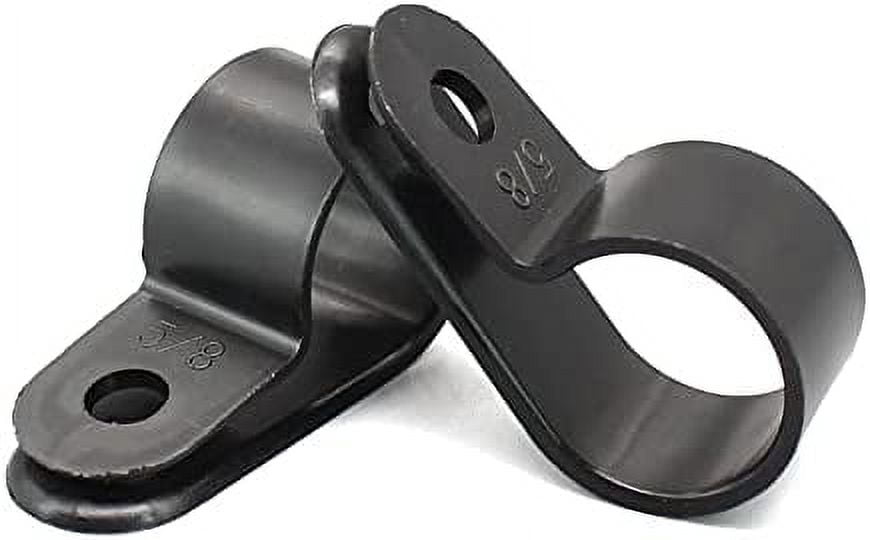 Cable Holder Clips 100PCS Thicken Plastic Nylon R Type Cable Clamp ...