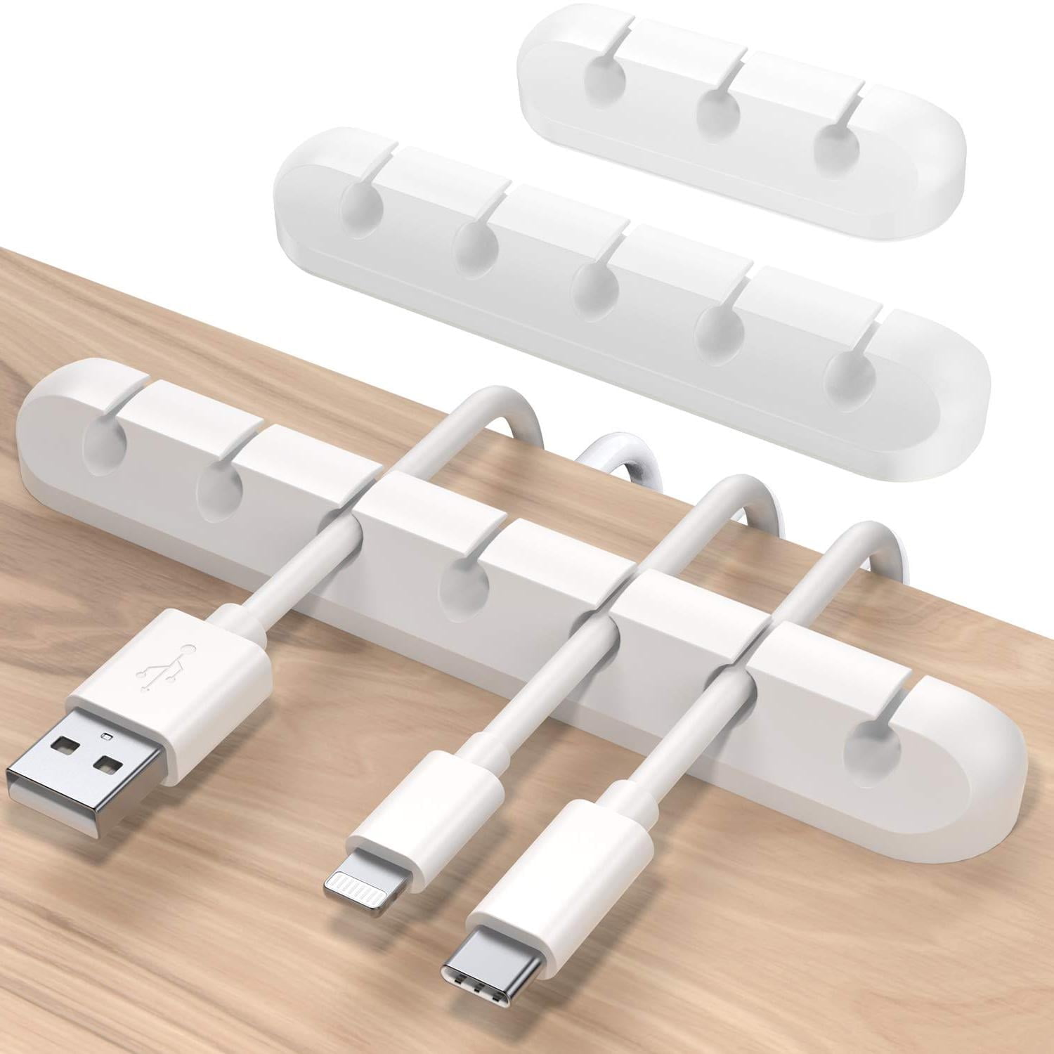 Cable Holder Clips, 3-Pack Cable Management Cord Organizer Clips Self ...