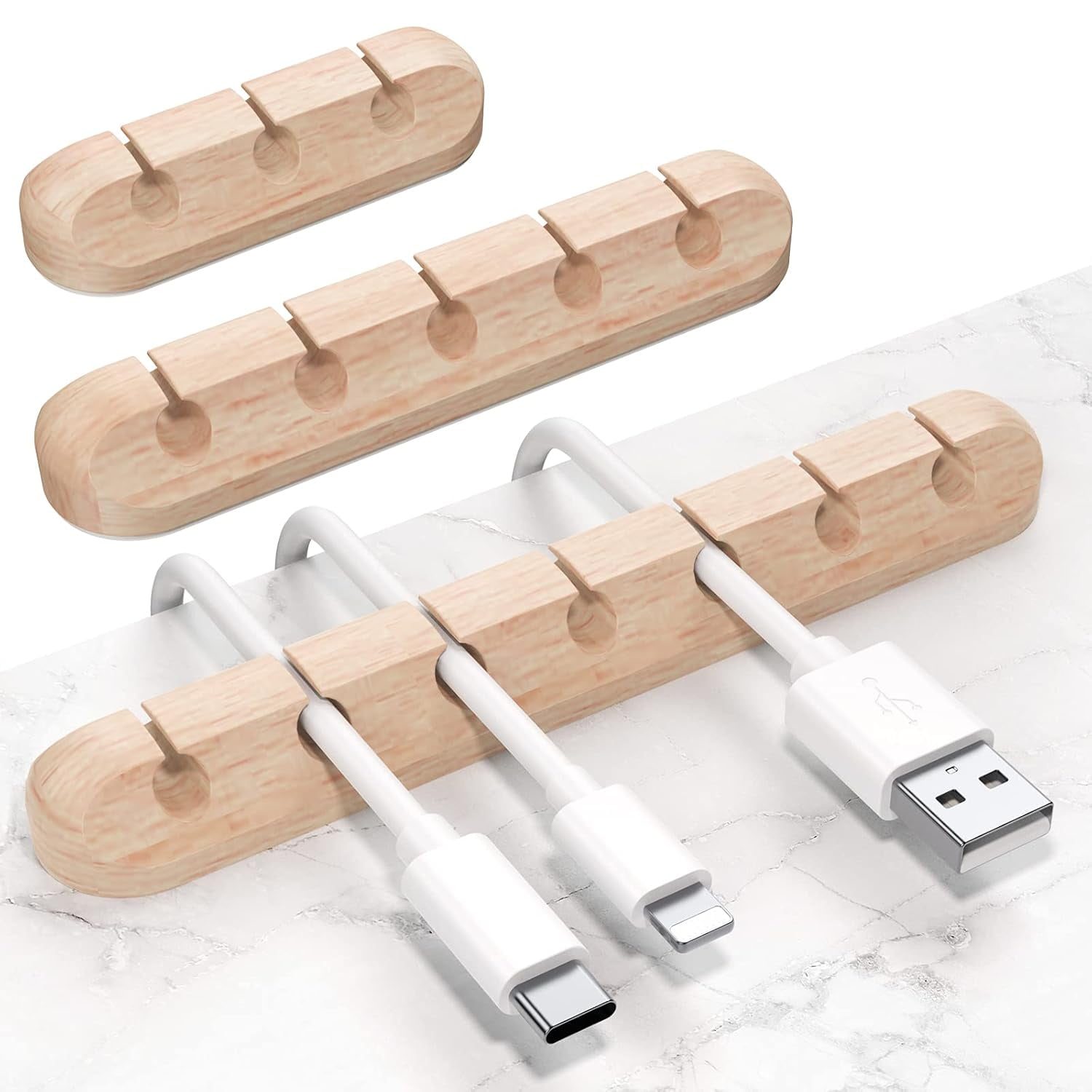 Cable Holder Clips, 3-Pack Cable Management Cord Organizer Clips Self ...