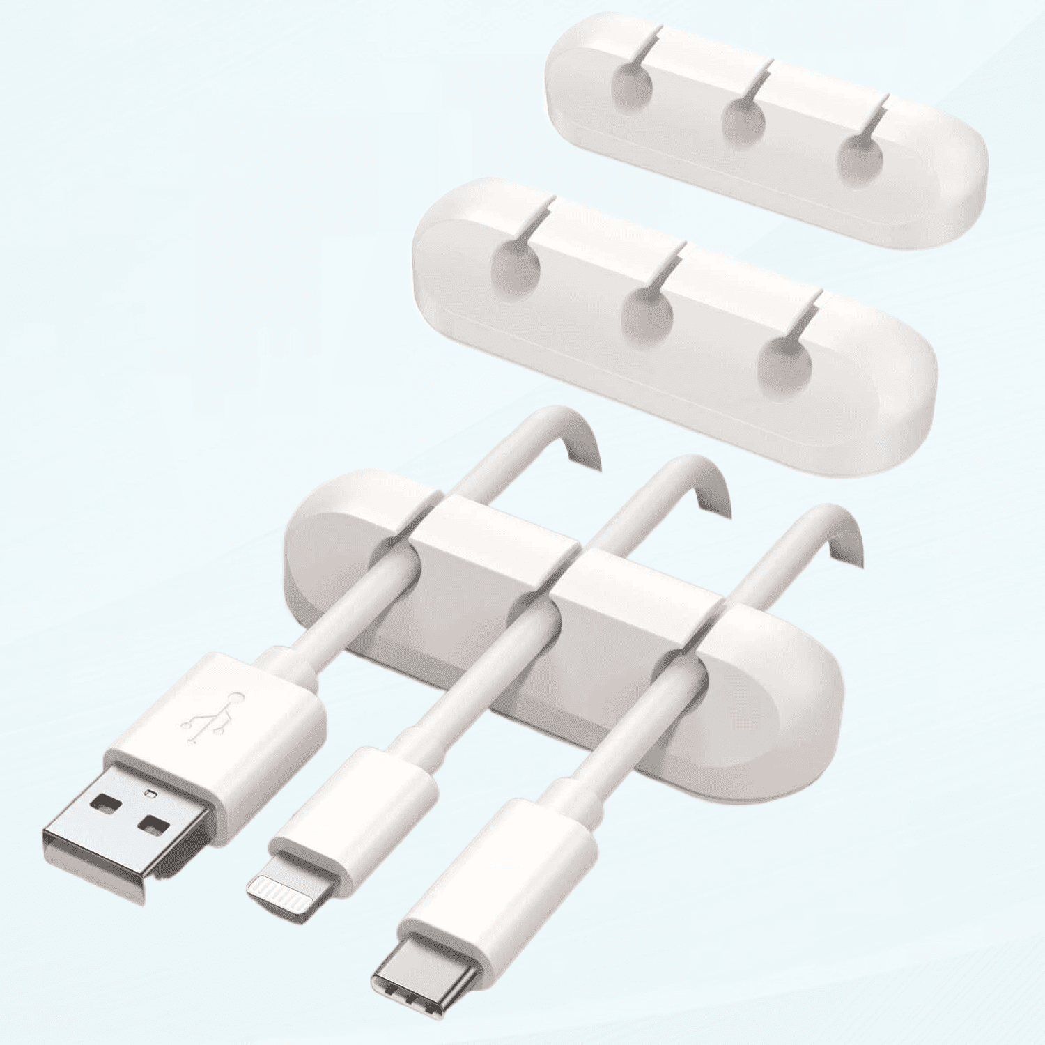 Cable Holder Clips, 3-Pack Cable Management Cord Organizer Clips ...