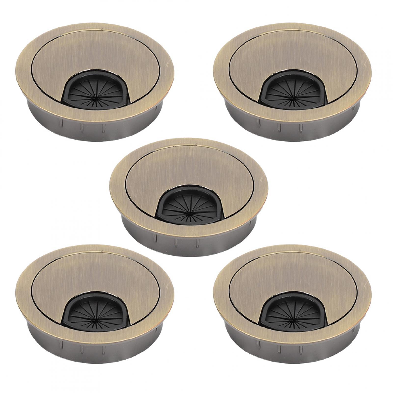 Cable Hole Cover Zinc Alloy Wire Grommet Round Table Desk Surface Line ...