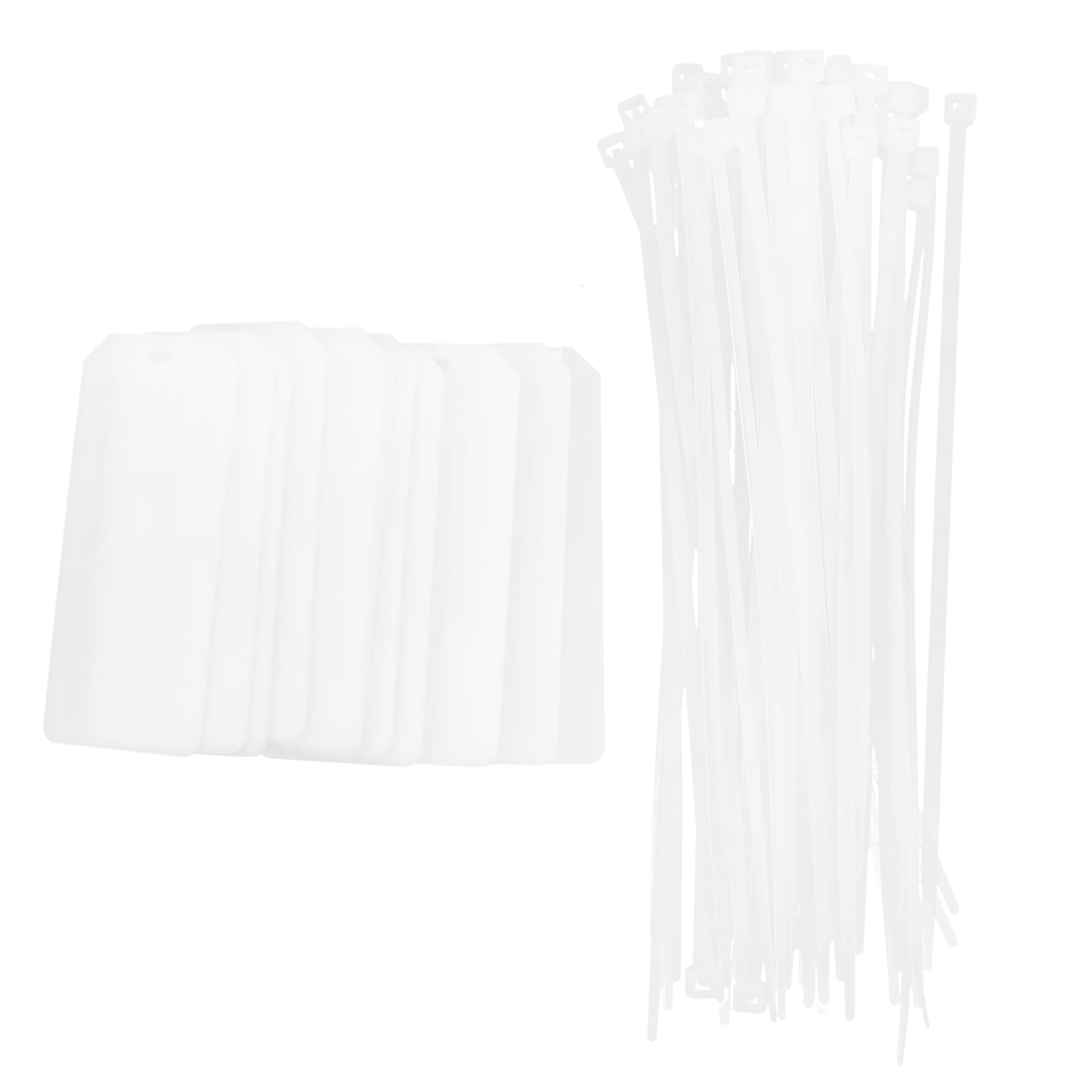 Cable Identification Plate Water Proof Tape 100 Pcs Label Signage Abs ...