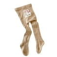 Cable Knit Leggings for Girl Cartoon Rabbit Cotton Stretch Stockings 1 ...