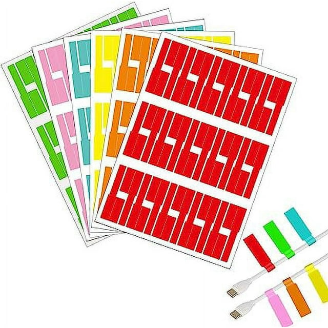 Cable Labels,Adhesive Cable Markers Waterproof Tear Resistant Wire ...