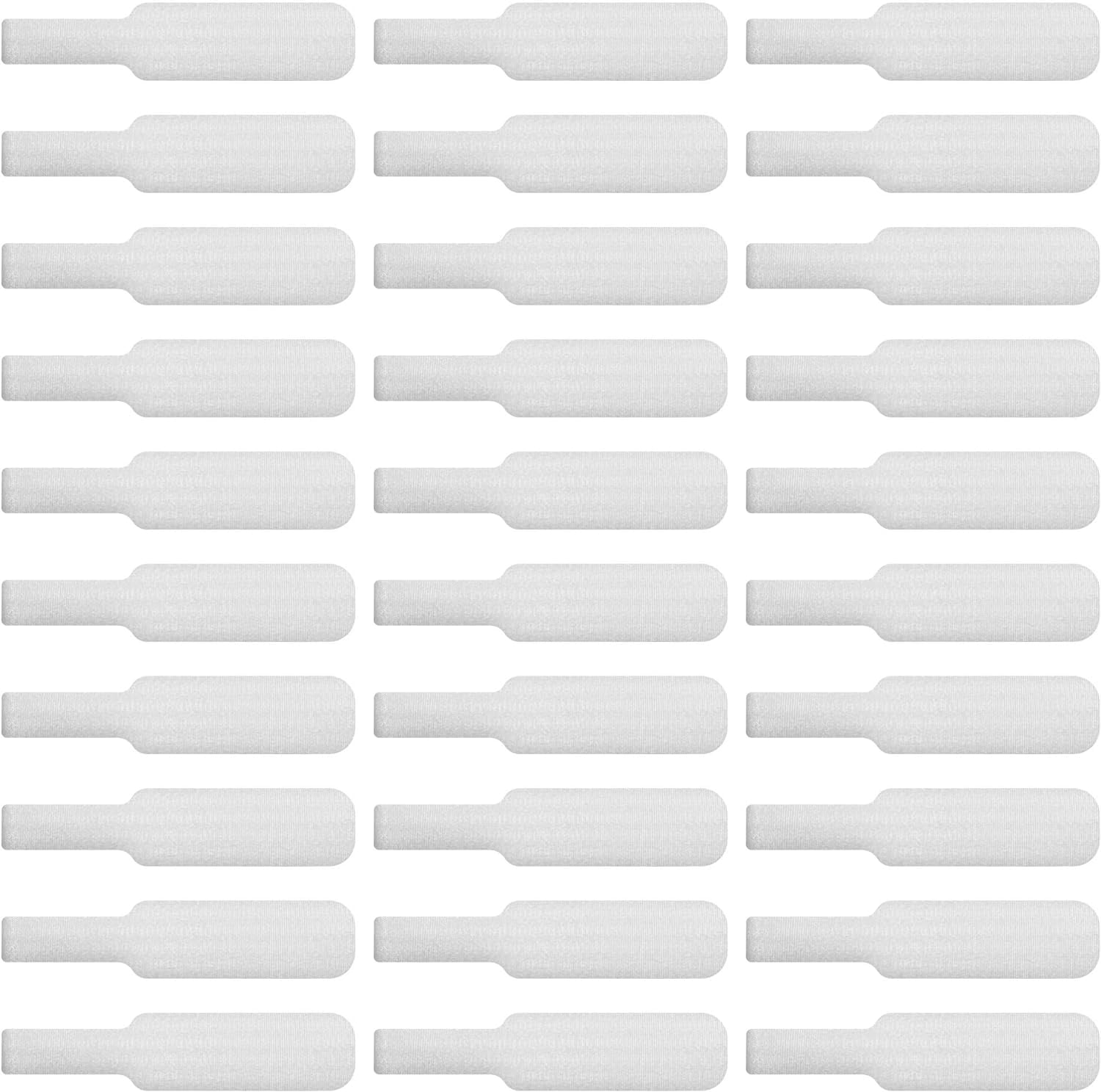 Cable Labels, Large, White (30-Pack) Write On Cord Labels, Wire Labels ...