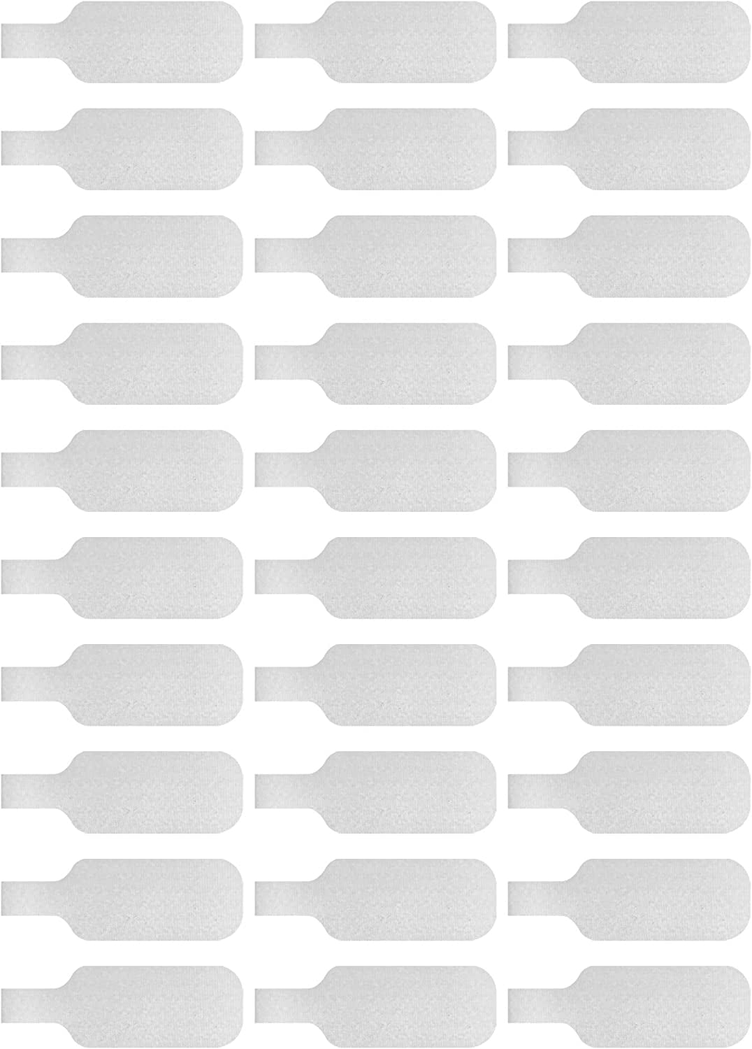 Cable Labels - Medium, White (30-Pack) Write On Cord Labels, Wire Tags ...