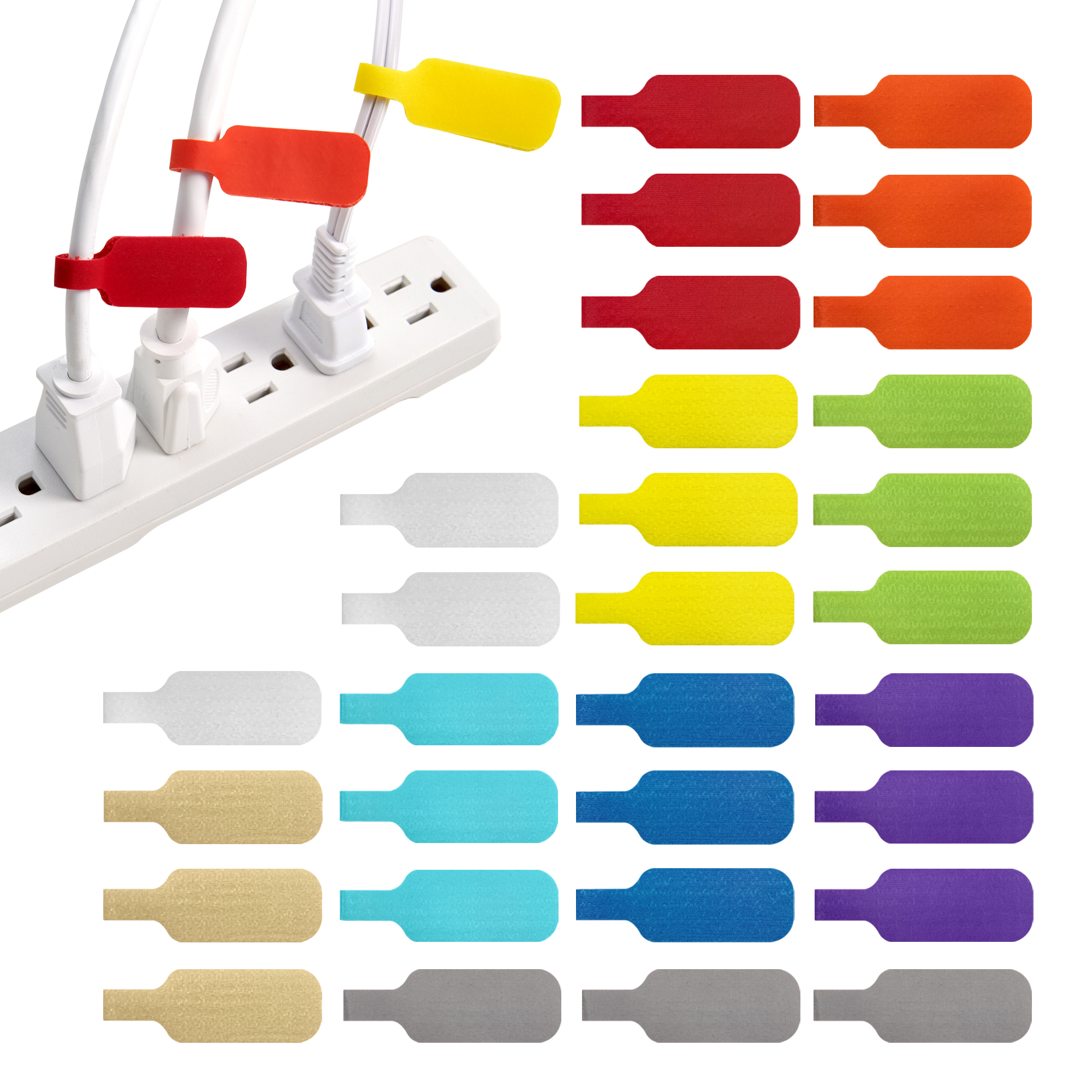 300 Cable Labels, 10 Colors Cord Labels Tags for Electronics ...