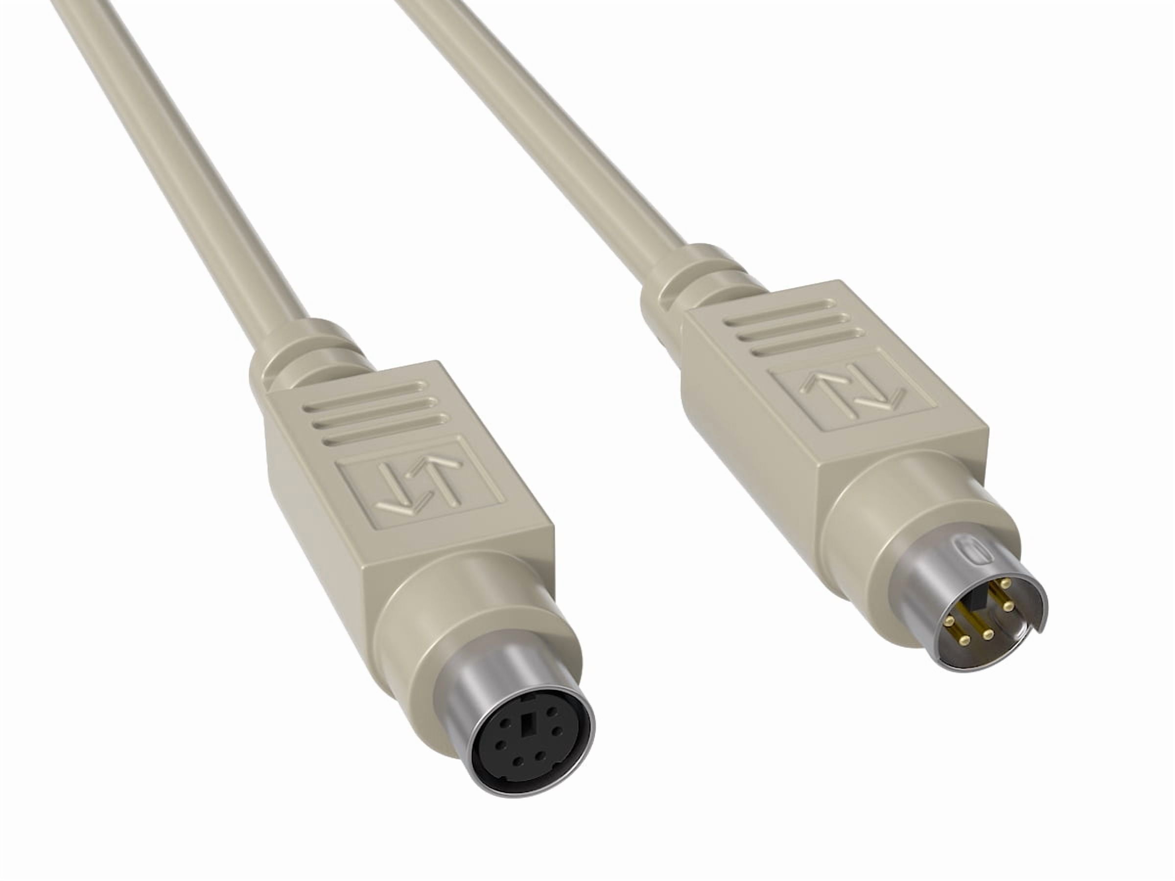Cable Leader 10ft Mini-DIN6 Male to Female PS/2 Keyboard/Mouse ...