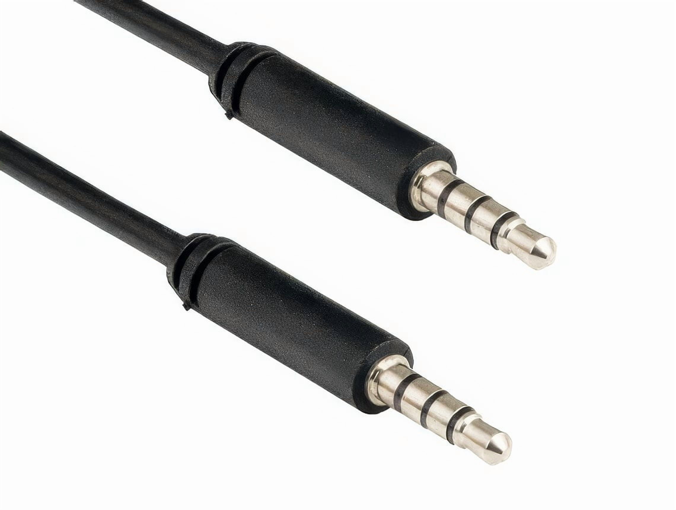 Cable Leader 12ft 3.5mm TRRS Male to Male Audio & Microphone TRRS Cable ...