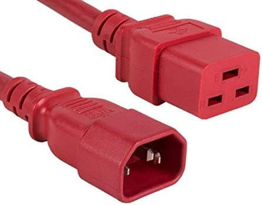 Cable Leader 14 AWG 15A 250V Power Cord (IEC320 C14 to IEC320 C19 ...