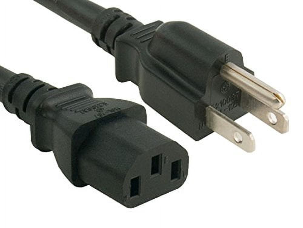 Cable Leader 14 AWG Universal Power Cord (IEC320 C13 to NEMA 5-15P) UL ...