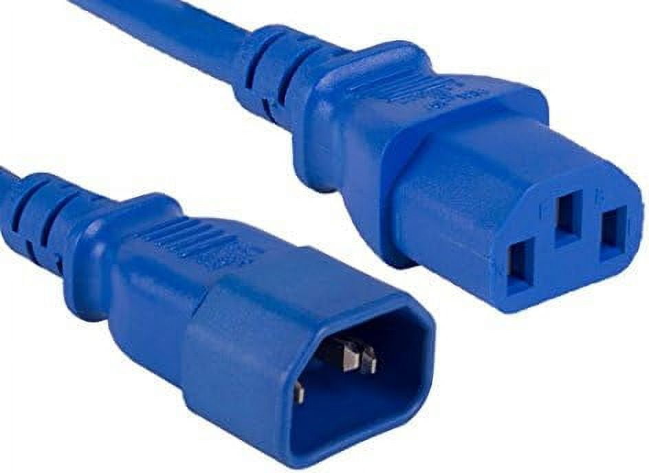 Cable Leader 18 AWG Computer Power Extension Cord (IEC320 C13 to IEC320 ...