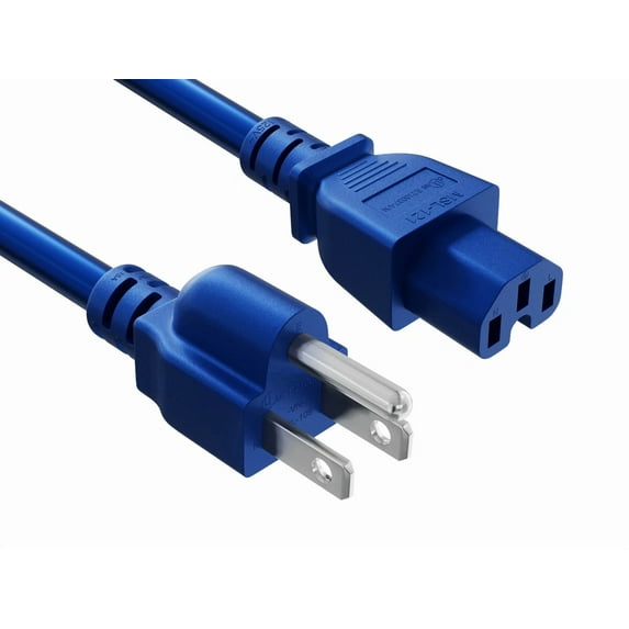 Cable Leader 1Ft Heavy Duty Power Cord Nema 5-15P To Iec320 C15 14Awg ...