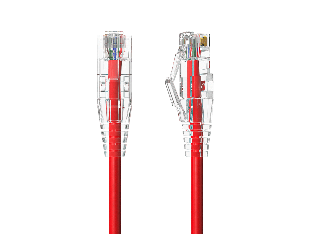 Cable Leader 25ft Slim Cat6a 28AWG UTP Ethernet Network Patch Cable ...