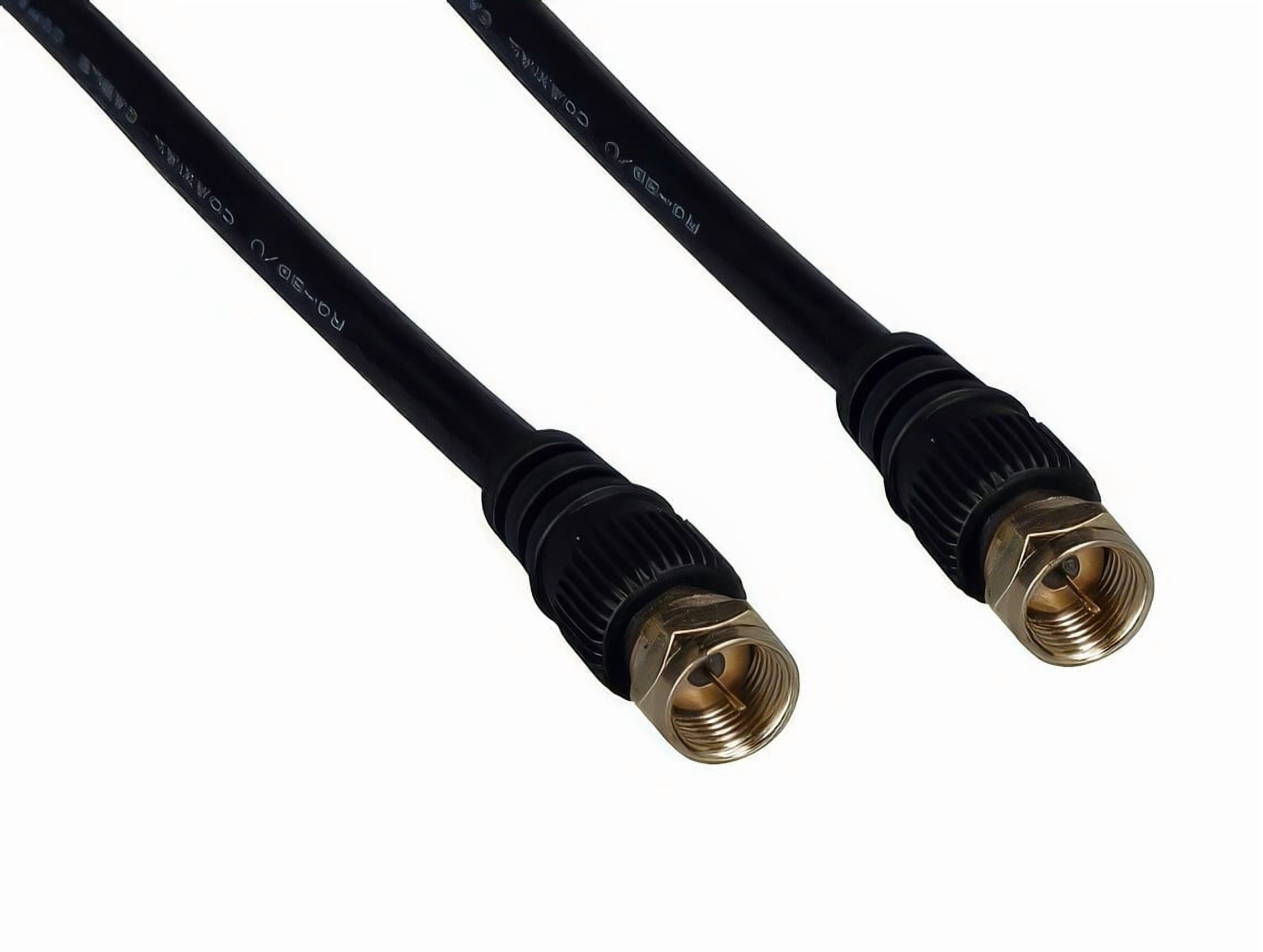 Cable Leader 3ft F-Type M/M RG-59U Coaxial Cable - Walmart.com