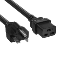 Cable Leader 10 ft 14 AWG Universal Power Cord IEC320 C13 to NEMA 5-15P ...