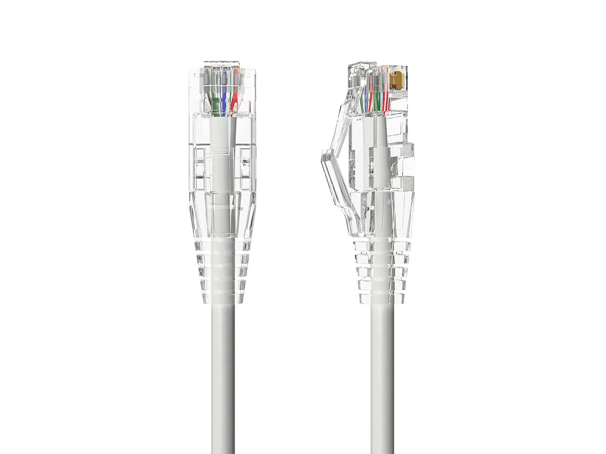 Cable Leader 4ft Slim Cat6a 28AWG UTP Ethernet Network Patch Cable ...