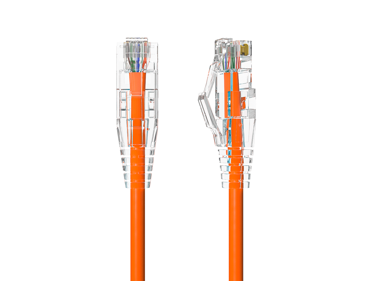 Cable Leader 50ft Slim Cat6a 28AWG UTP Ethernet Network Patch Cable ...