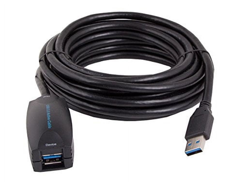 Cable Leader 5m USB 3.0 Type A Male to Female Extension Repeater Cable ...