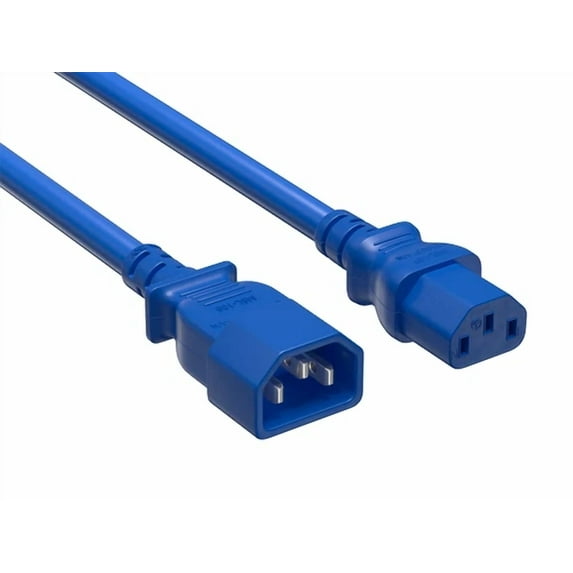 Cable Leader 6Ft C13 To C14 Heavy-Duty Power Extension Cord 14 Awg 15A ...