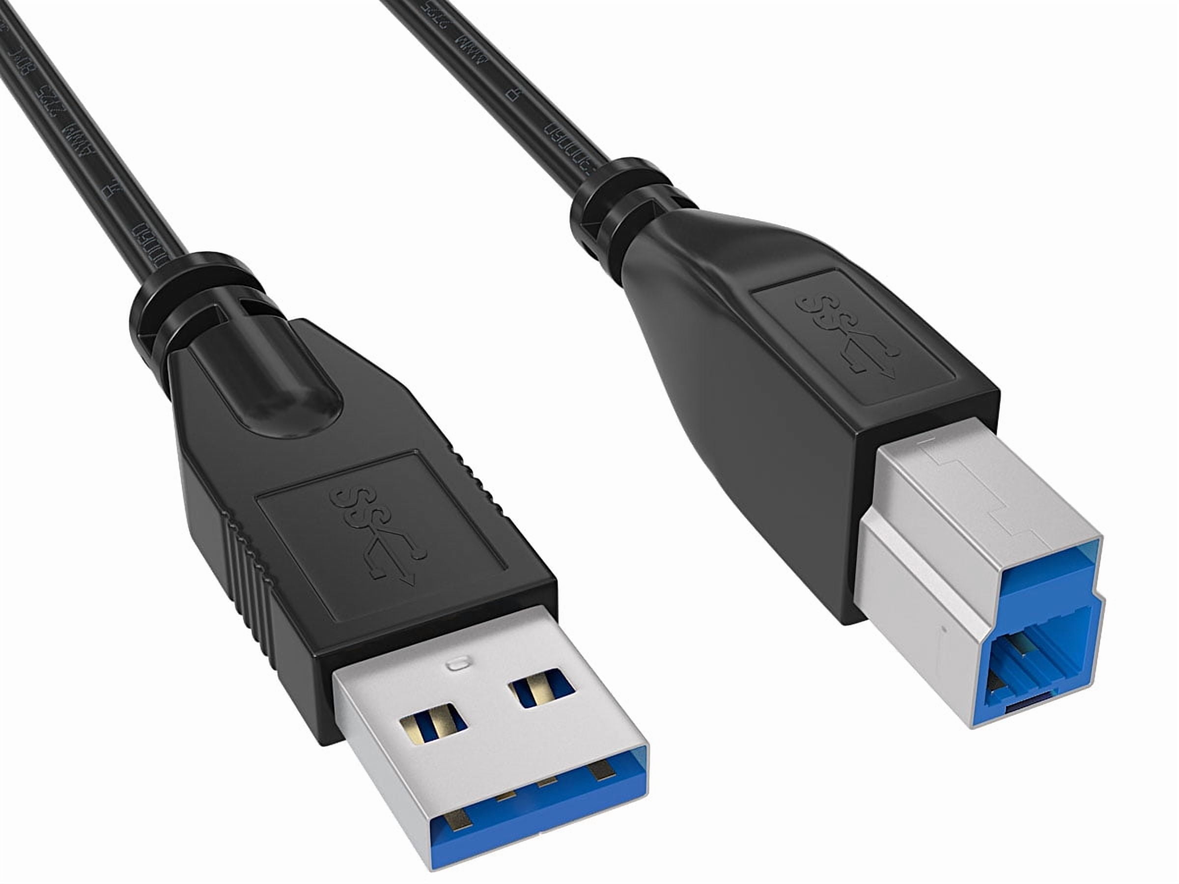 Cable Leader 6ft USB 3.0 Type A to Type B Cable, Super High Speed ...