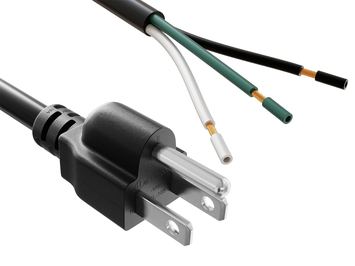 Cable Leader 8ft Cord Power Cable, Black - Walmart.com