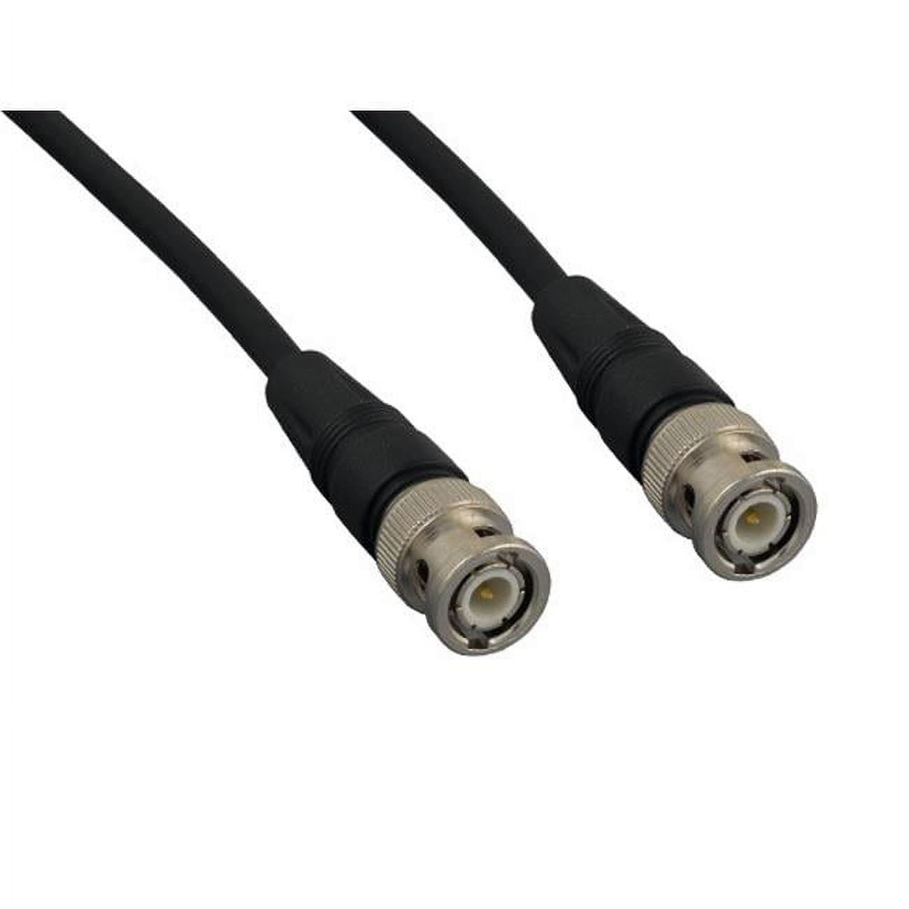 Cable Leader BN105-11HD 100 ft. RG58 BNC Thinnet Coaxial Cable - Black ...