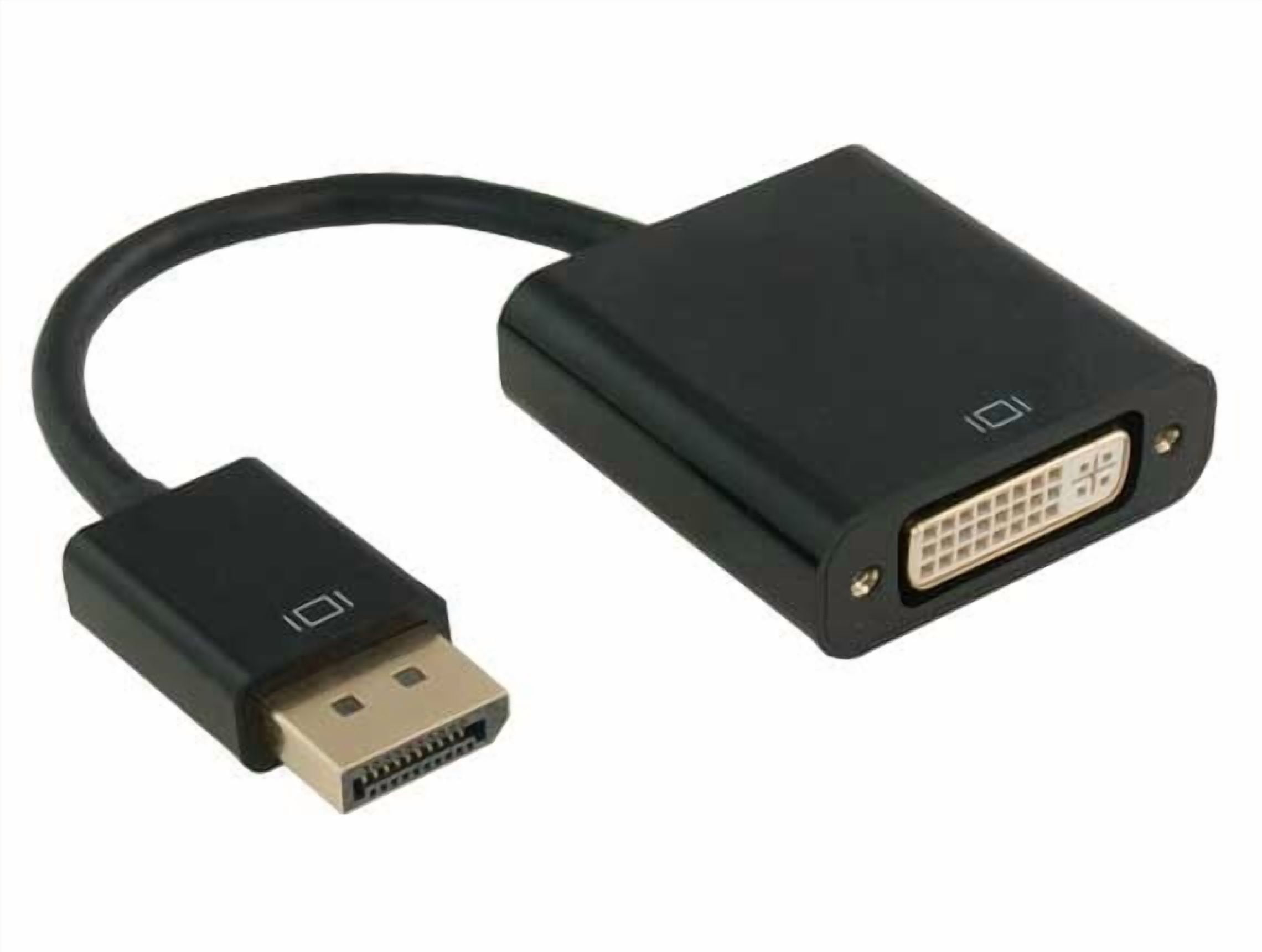 Cable Leader DisplayPort to DVI Adapter without Latch, Male to Female ...