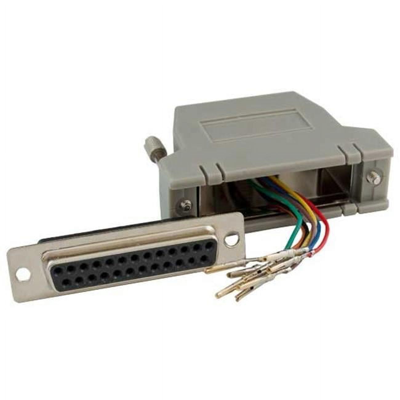 Cable Leader MA206-S400 DB25 Female to RJ-45 Shielded Modular Adapter ...