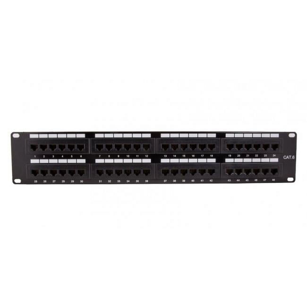 Cable Leader PP304-1012 12-port Cat6 110 Type Mini Patch Panel 568A-B ...