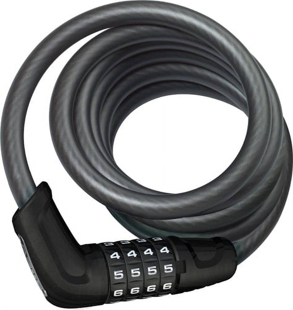 Cable Lock - 6 Series Tresor Combo Coil 6512C/180/12 Black SCMU - 180cm ...