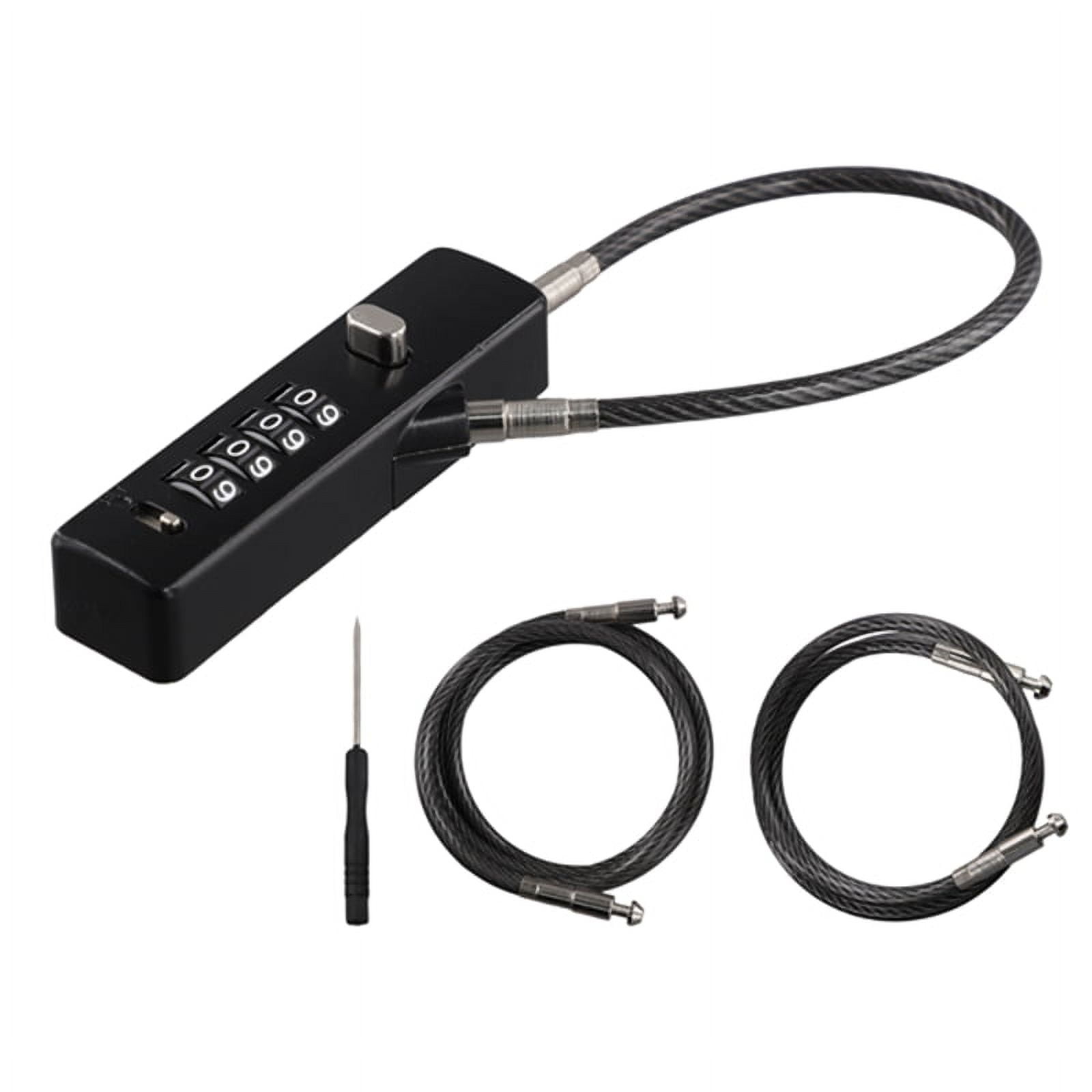 Cable Locks with Combination, 4-Digit Combination Lock with 3 ...