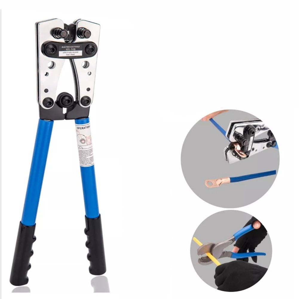 Cable Lug Crimping Tool Set Crimping pliers Terminal Crimper Soldered ...