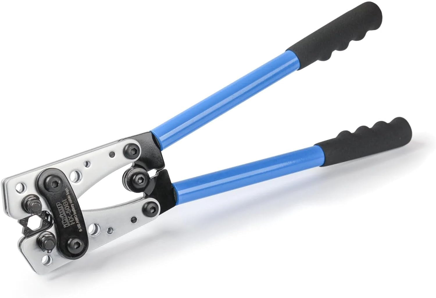 Cable Lug Crimping Tool for Heavy Duty Wire Lugs, Battery Terminal, Copper Lugs AWG 8-1/0 ...